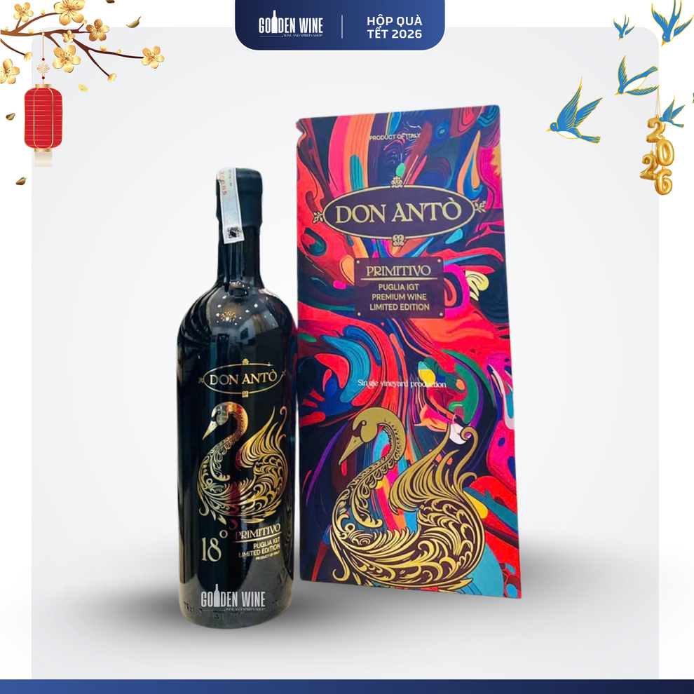 HỘP QUÀ TẾT 2026 DON ANTO | Golden Wine - GW